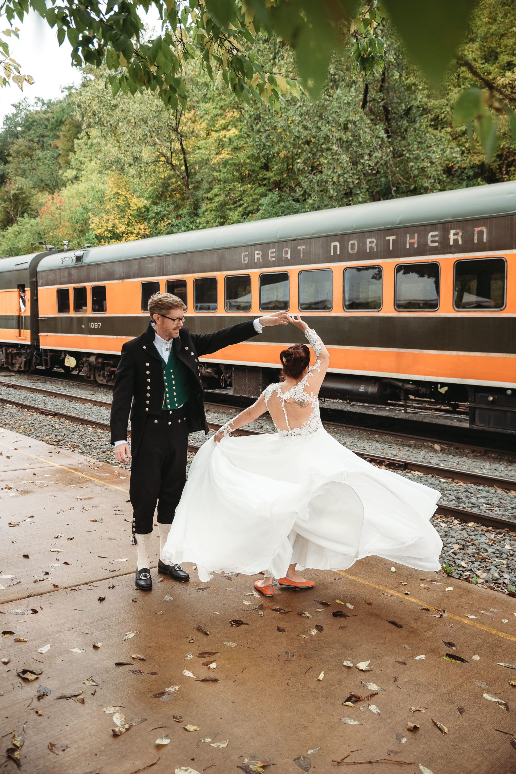 All Aboard for a Train Wedding! | Keyed Up Events