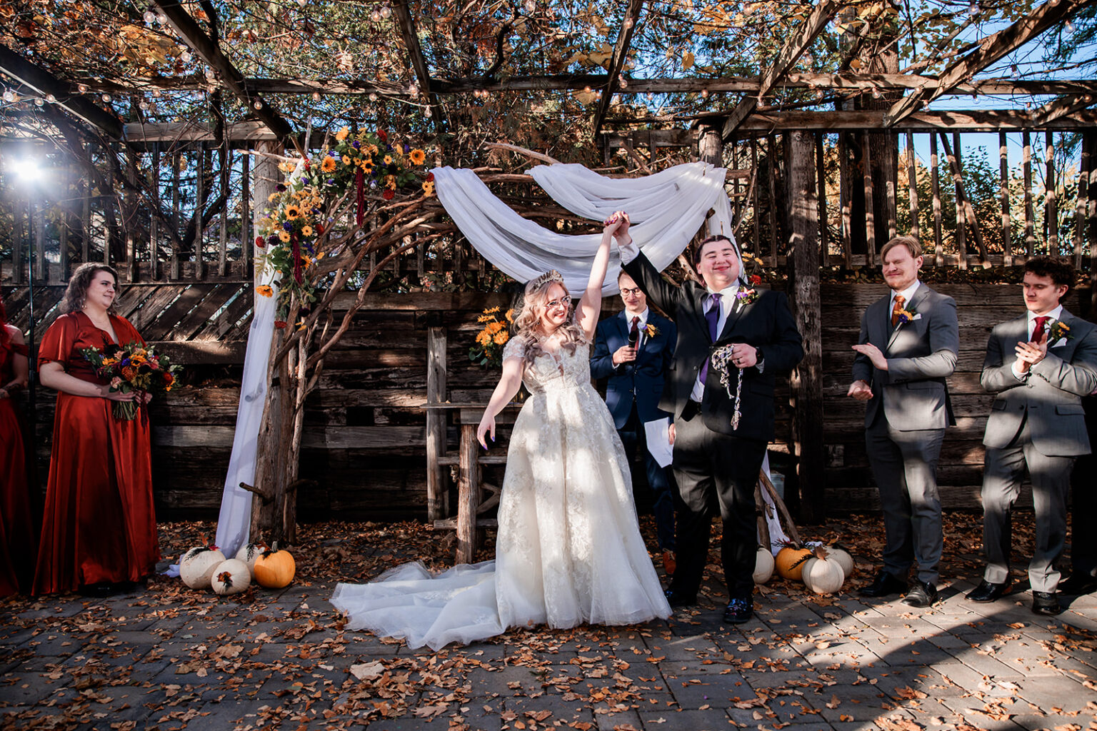 October Wedding at The Gardens | Keyed Up Events